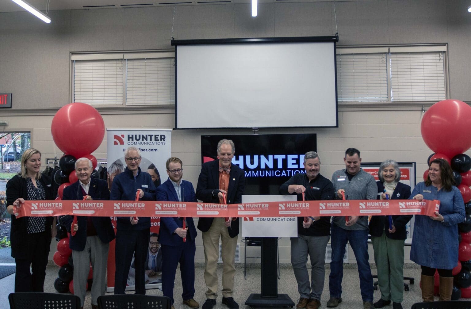 Hunter Communications Celebrates Launch of Fiber Internet Service in ...